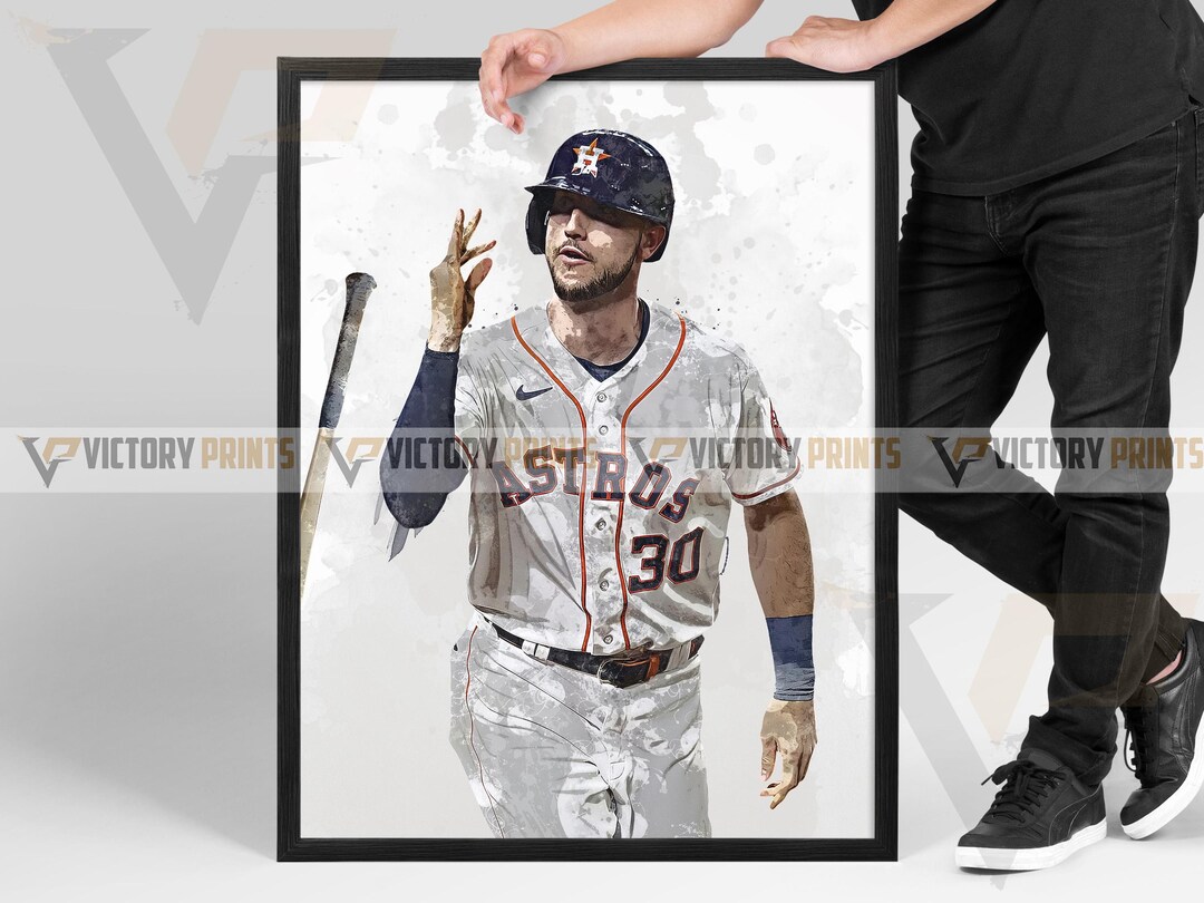 Kyle Tucker Bat Flip Poster/canvas Baseball Man Cave Art, Sports Room ...