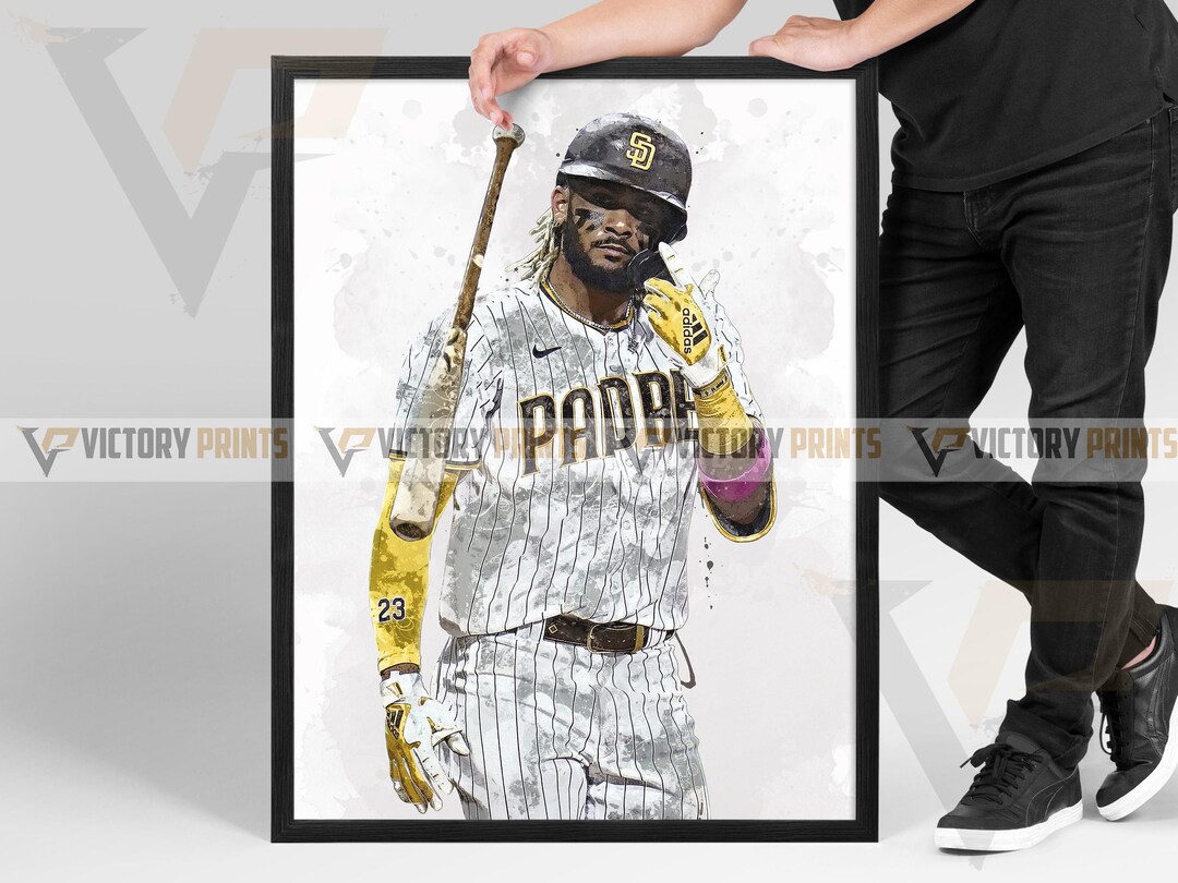 Fernando Tatis Jr Bat Flip Poster/canvas Baseball Man Cave Art, Sports ...