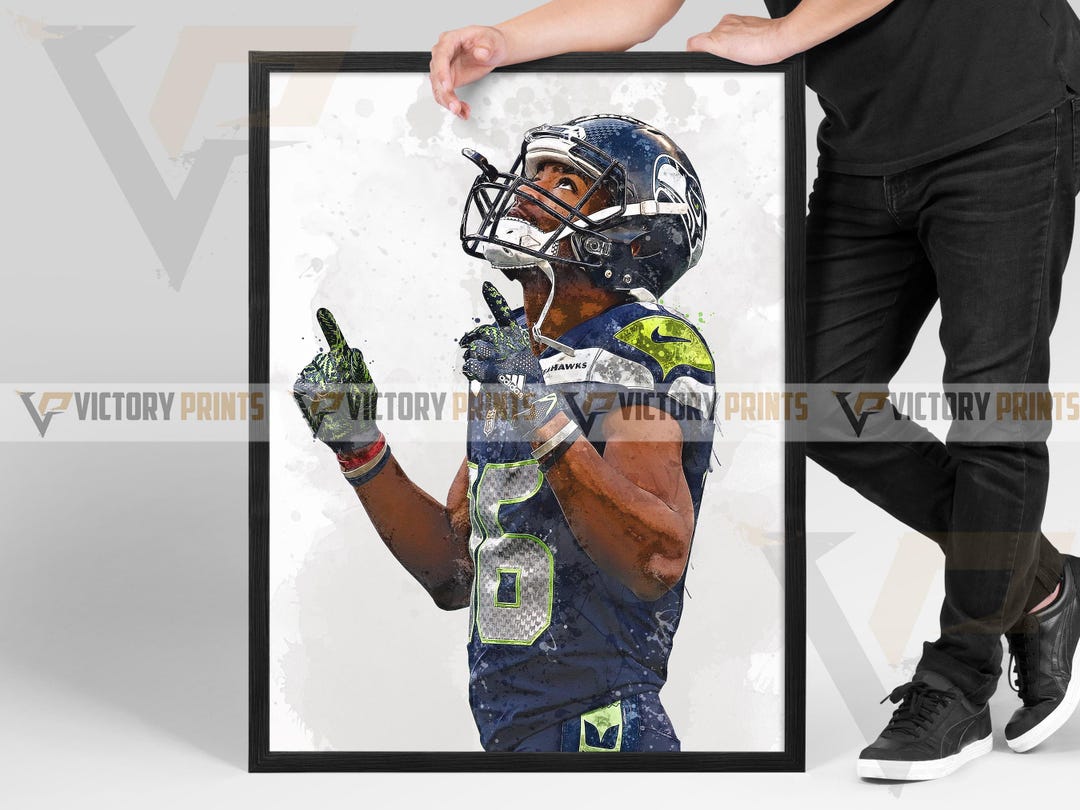 Tyler Lockett Poster/canvas Football Man Cave Art, Sports Room Decor ...
