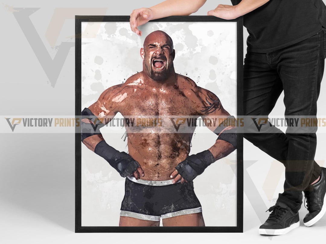 Goldberg Poster/canvas Professional Wrestling Man Cave Art, Sports Room ...