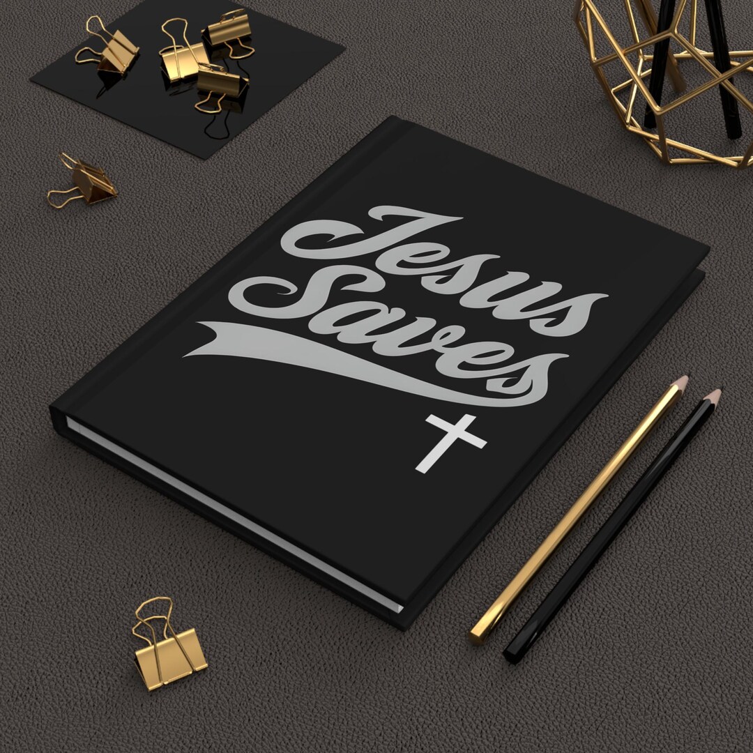 Jesus Saves Hardcover Journal, Faith Diary, Christian Notebook, Prayer ...