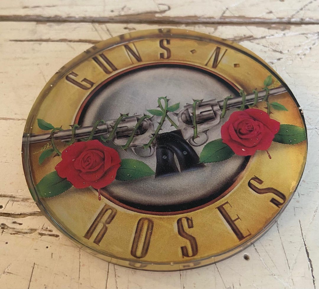 Guns N Roses Album Cover Two-sided Handmade Resin Coaster - Etsy