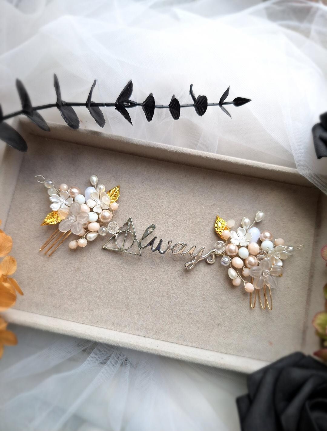 After All This Time Always Harry Potter Wedding Hair Comb. - Etsy