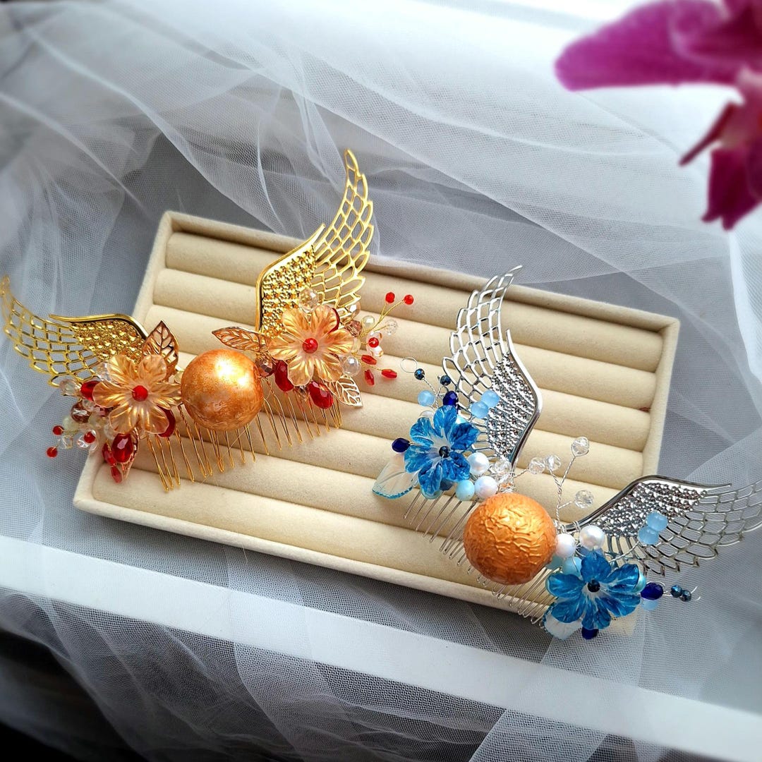 GOLDEN Snitch Hair Comb – Elegant Fantasy Accessory - Etsy