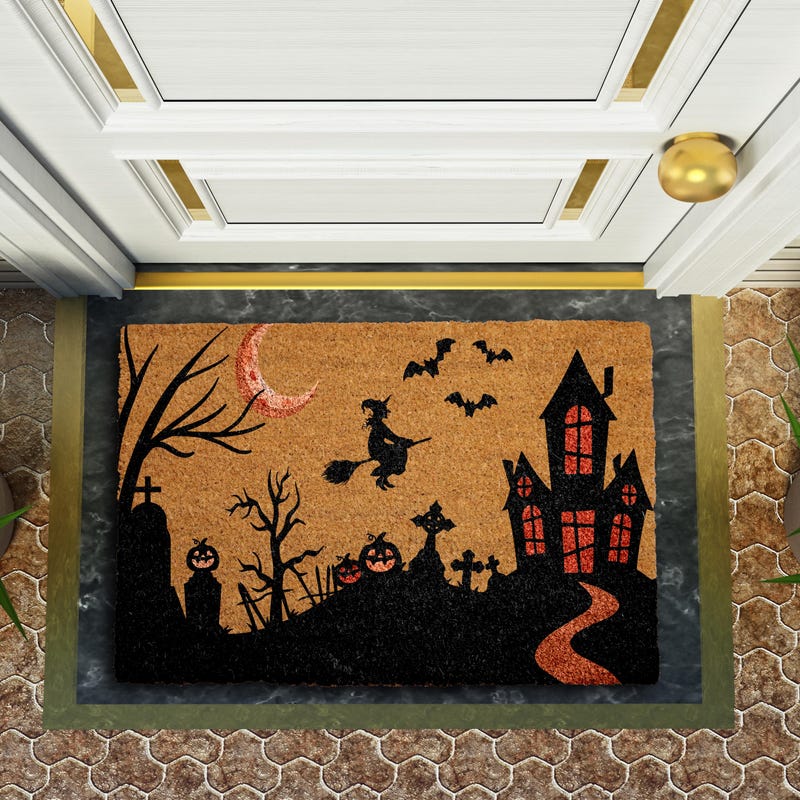 Halloween Mat - Etsy