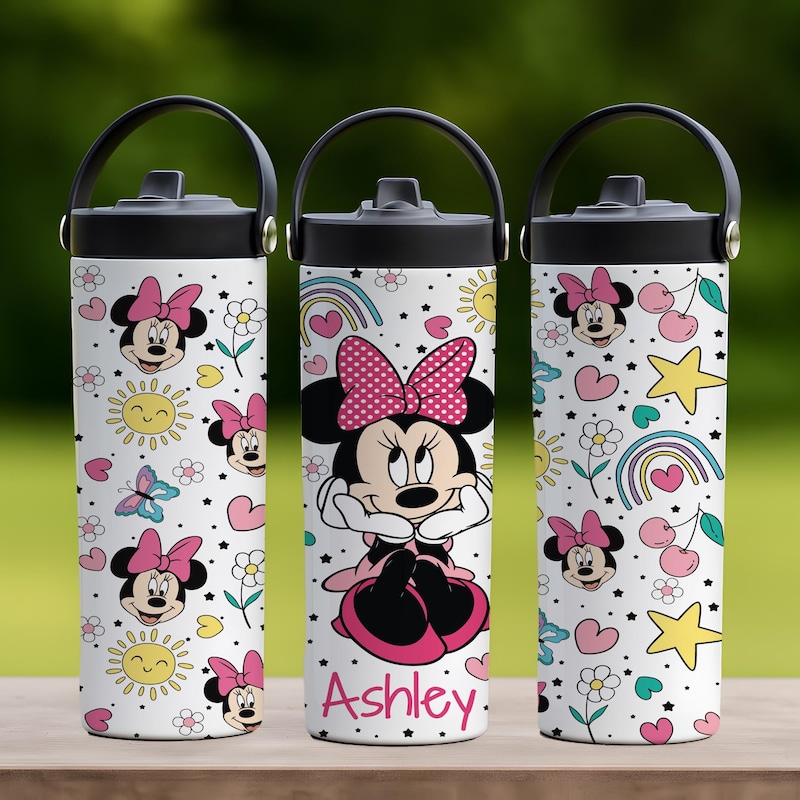 Minnie Mouse Water Cups - Etsy
