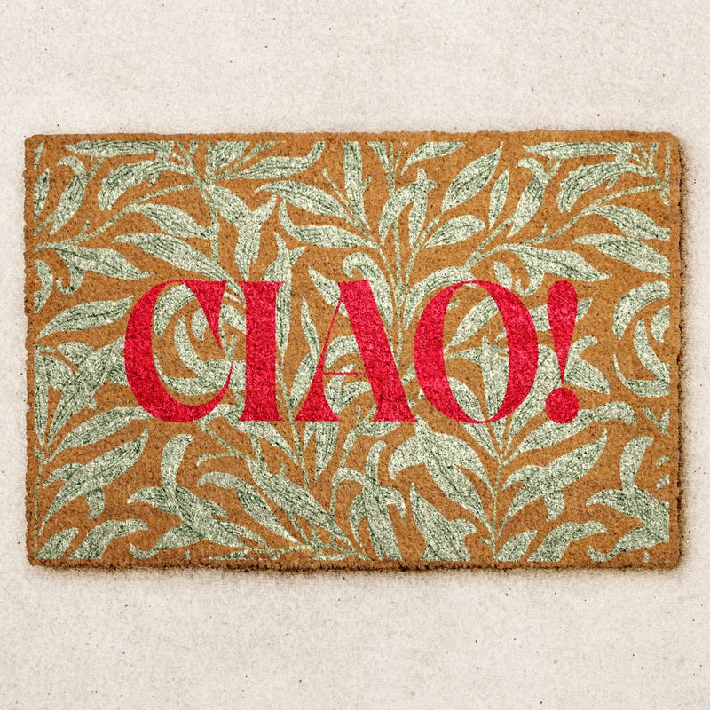 Ciao Doormat - Etsy