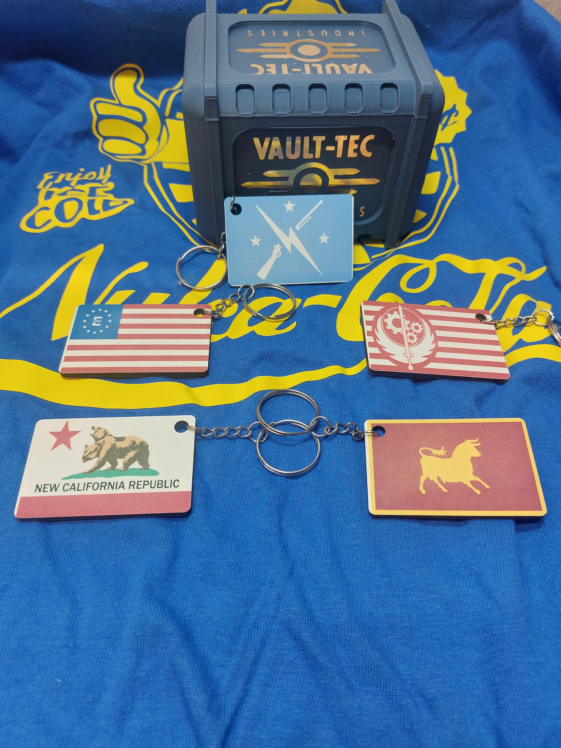 Fallout Factions Keychains - Etsy