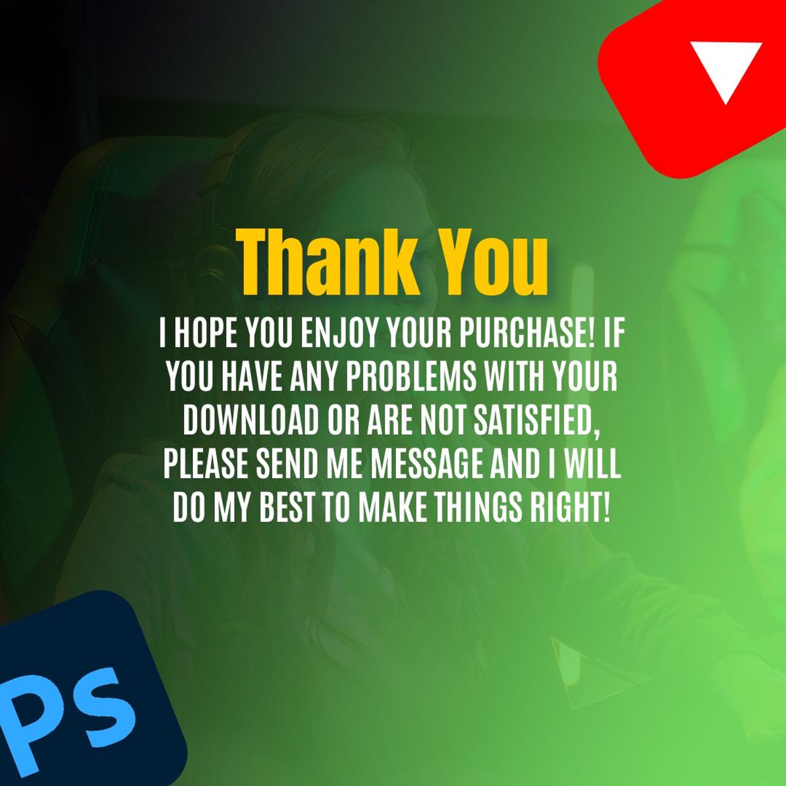 Editable Youtube Thumbnail Pack | PSD & JPG | Customizable 1280x720 ...