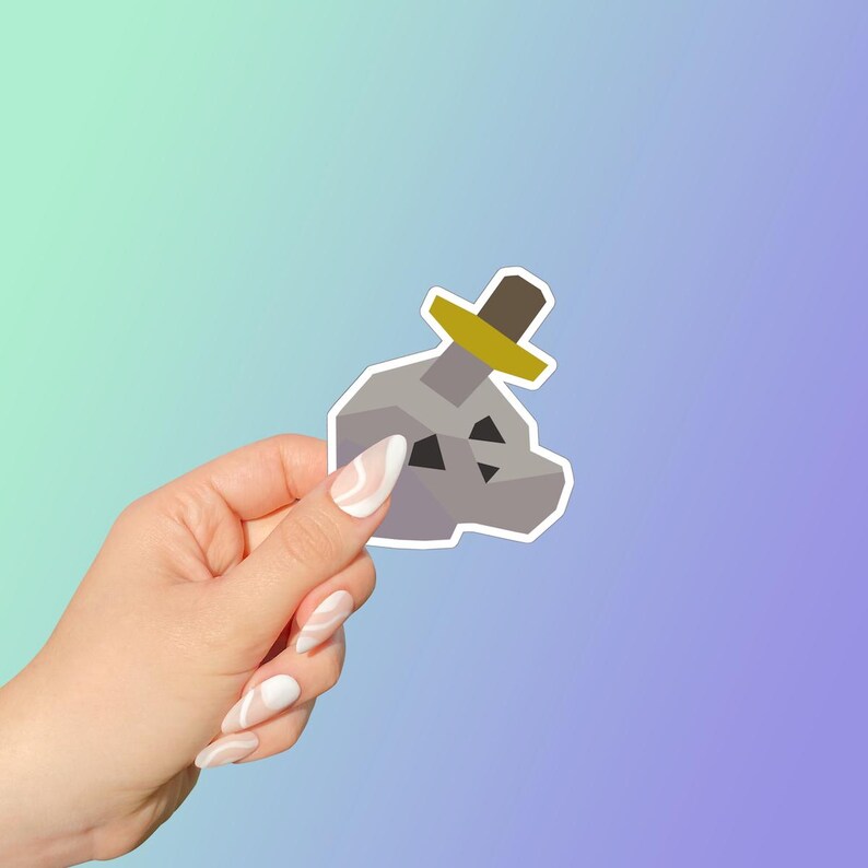 OSRS Slayer Skill Sticker, Old School Runescape Slayer Icon Vinyl ...