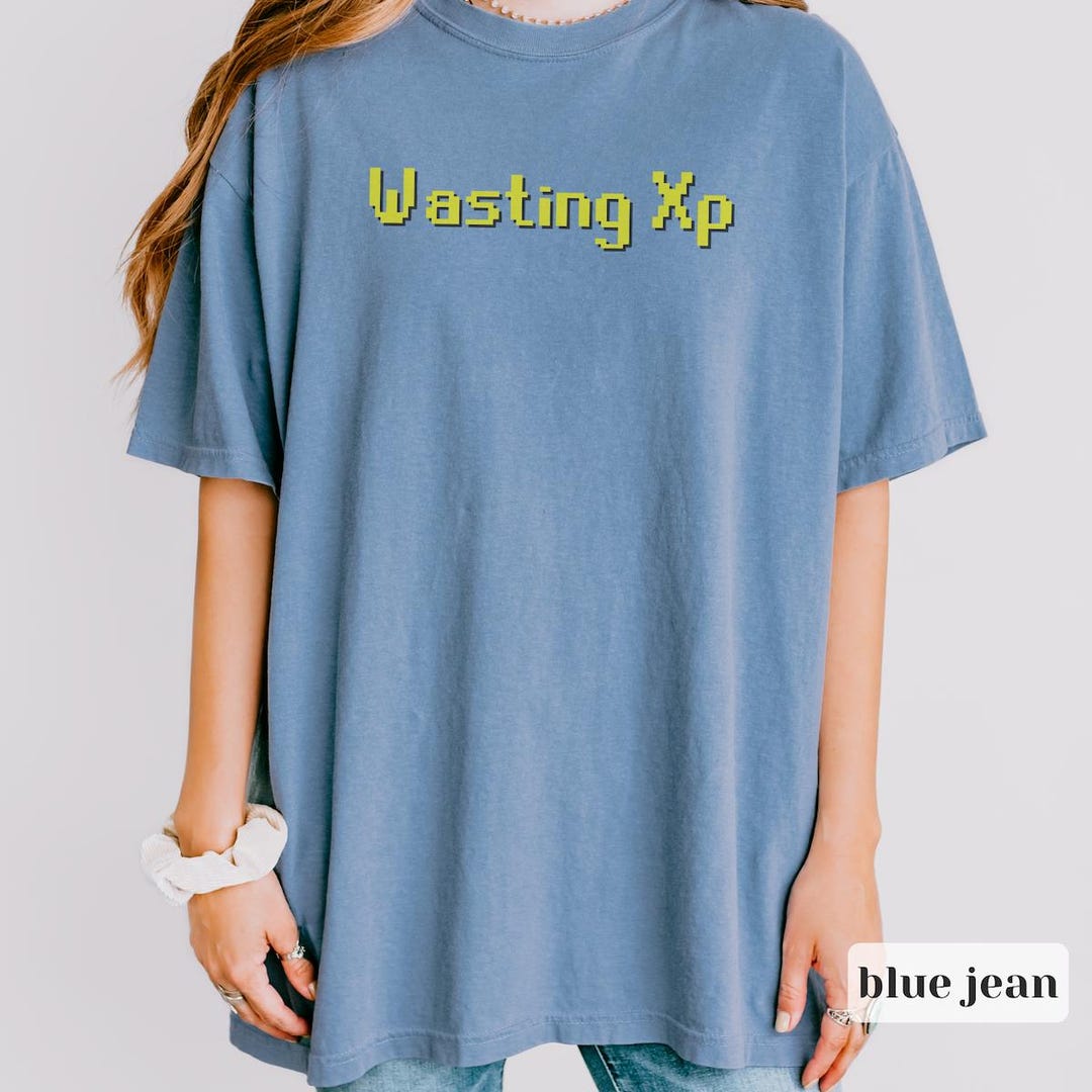 OSRS Wasting Xp Shirt, Old School Runescape Wasting Xp T-shirt ...