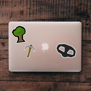 OSRS Woodcutting Skill Sticker, Old School Runescape Woodcutting Icon ...