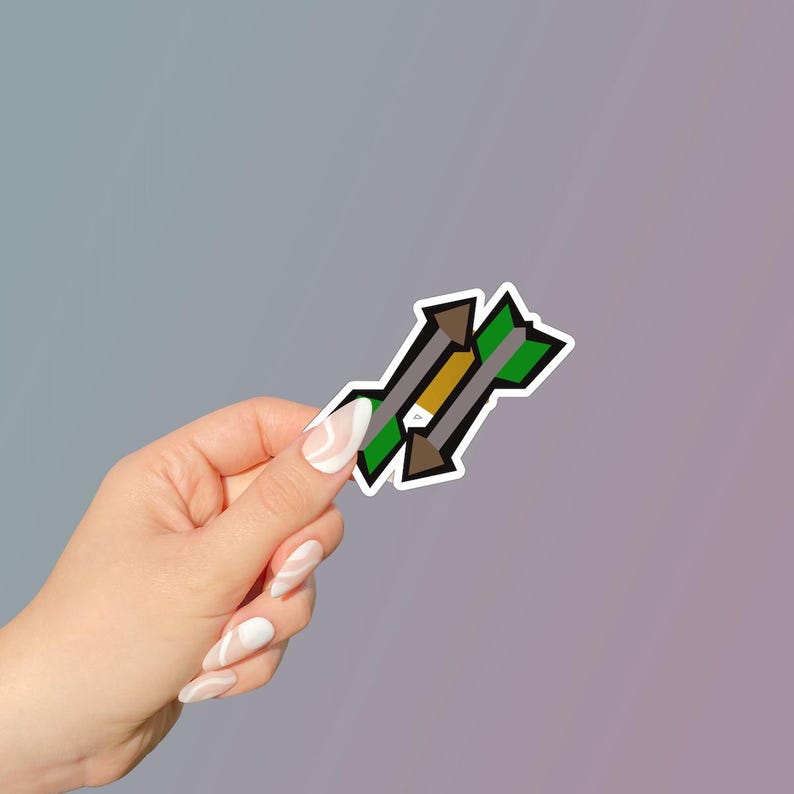 OSRS Fletching Skill Sticker, Old School Runescape Fletching Icon Vinyl ...