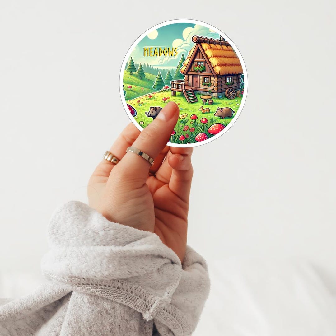 Meadows Biome Valheim Sticker, Valheim Meadows Sticker, Valheim Gift ...