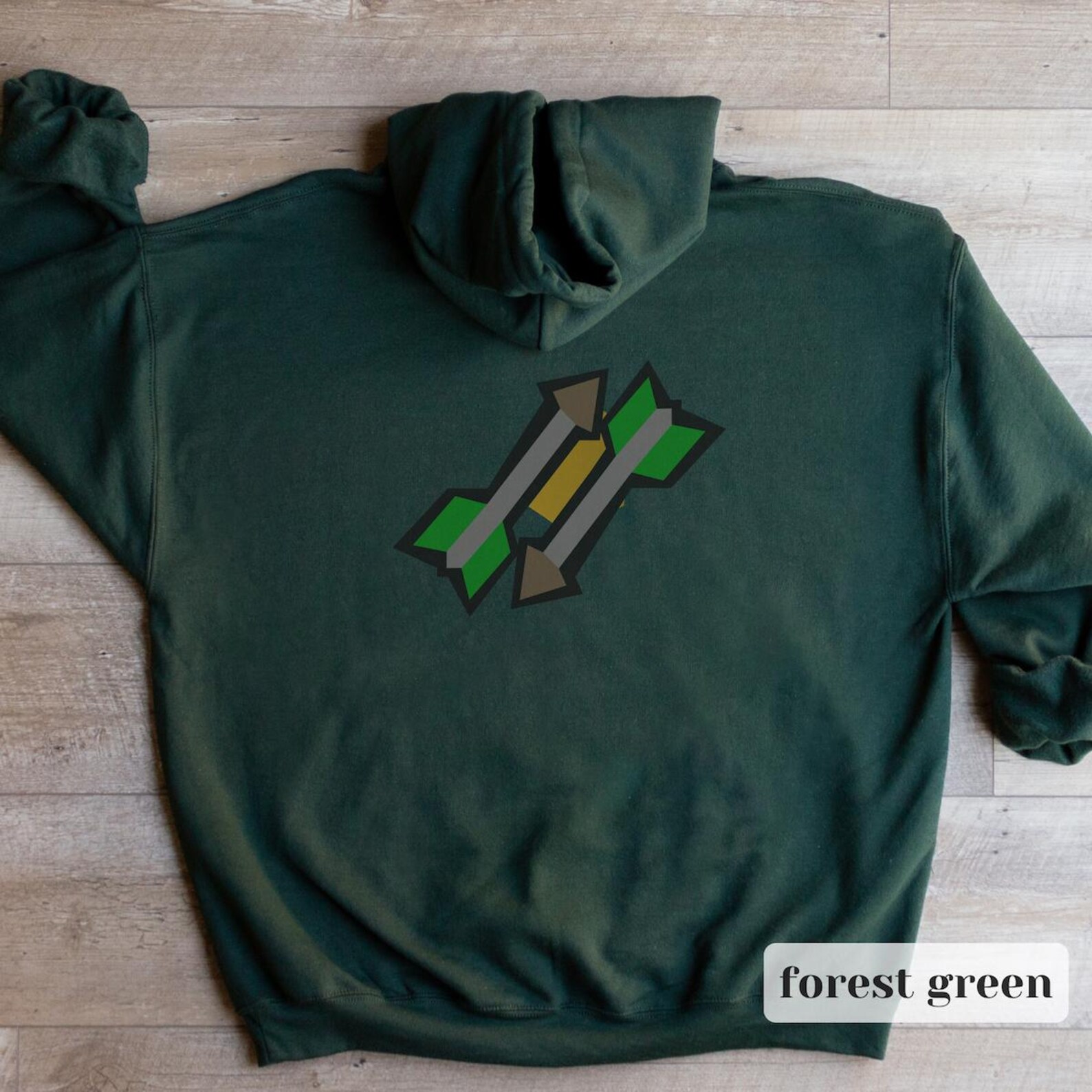 OSRS Fletching Skill Cape Hoodie, Old School Runescape Sweatshirt ...