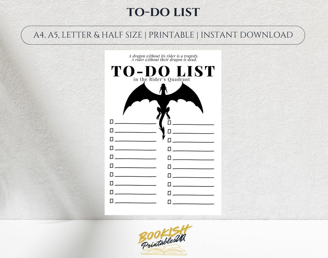 TO-DO LIST in the Rider’s Quadrant | to Do List Printable | Simple ...