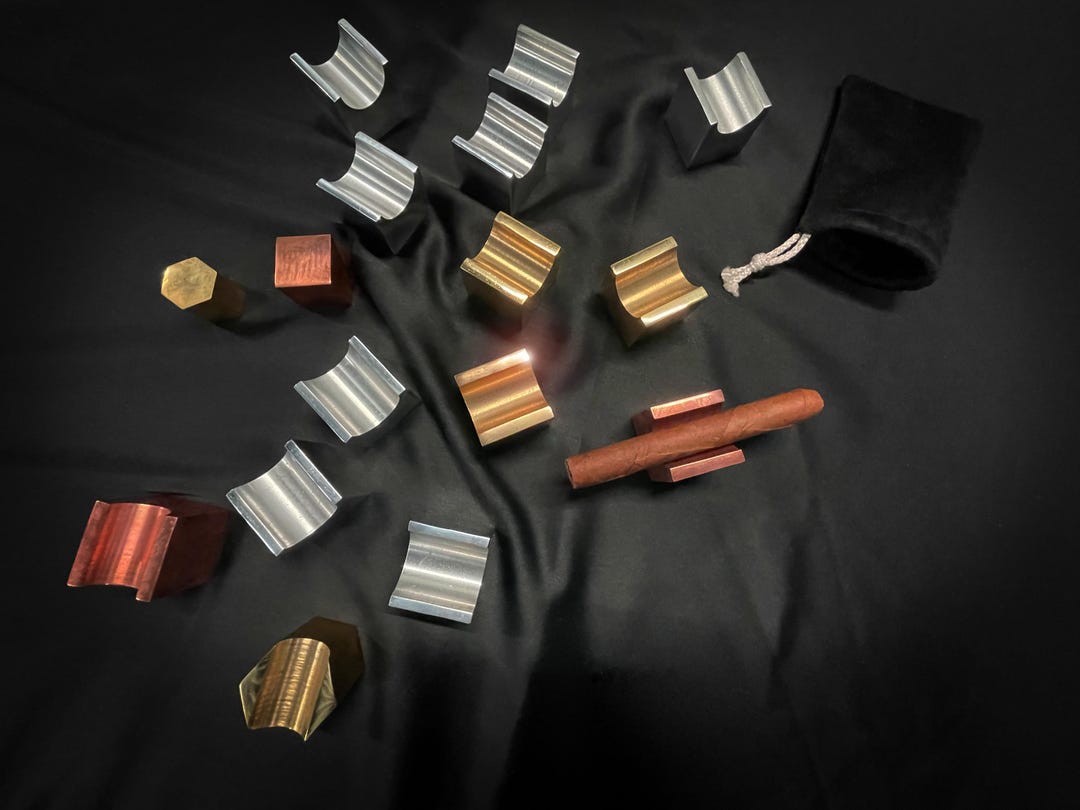 The Cube, an Elegant Metal Cigar Holder, Luxury Metal Cigar Rest, Gift ...