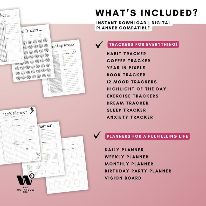 2025 Bullet Journal Printable 2025 BUNDLE, Digital Planner Pages, Year ...