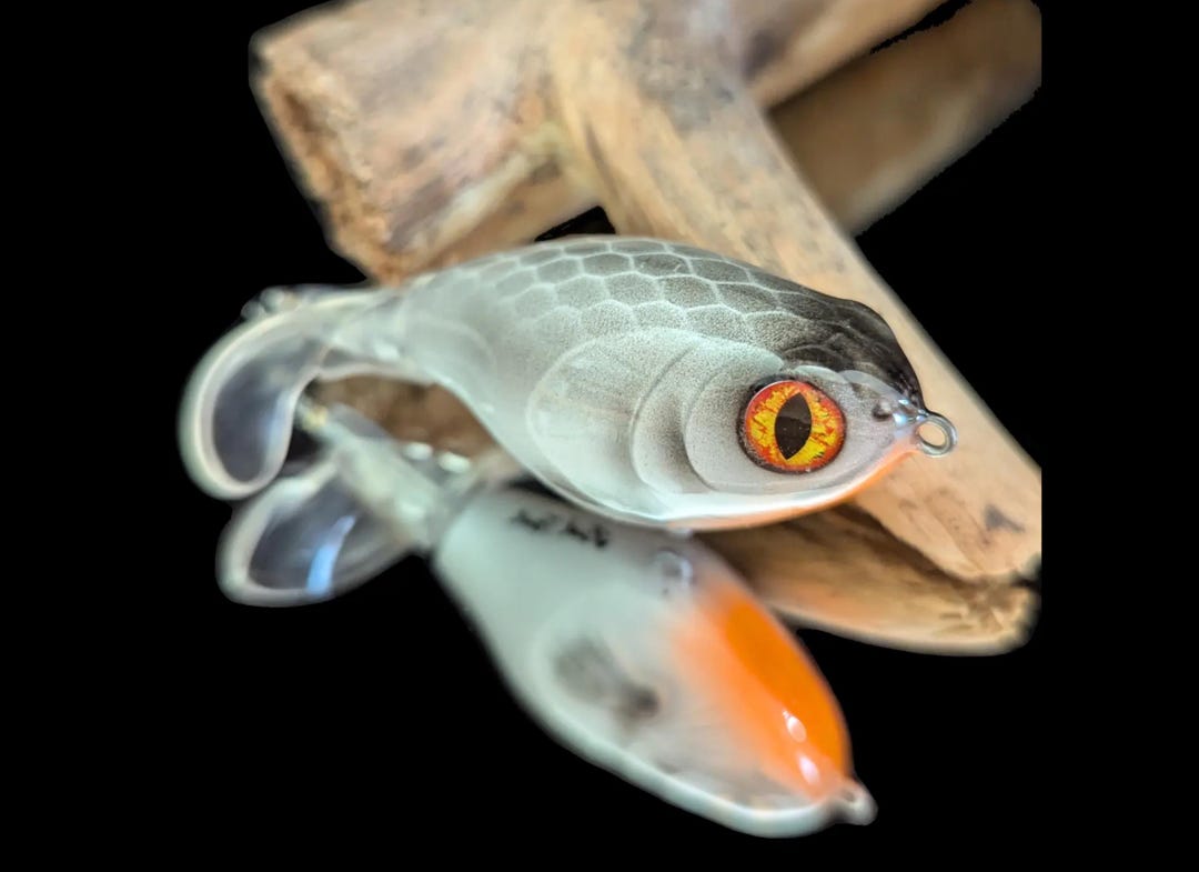 Custom Painted Top Water Plopper Fishing Lure - Etsy