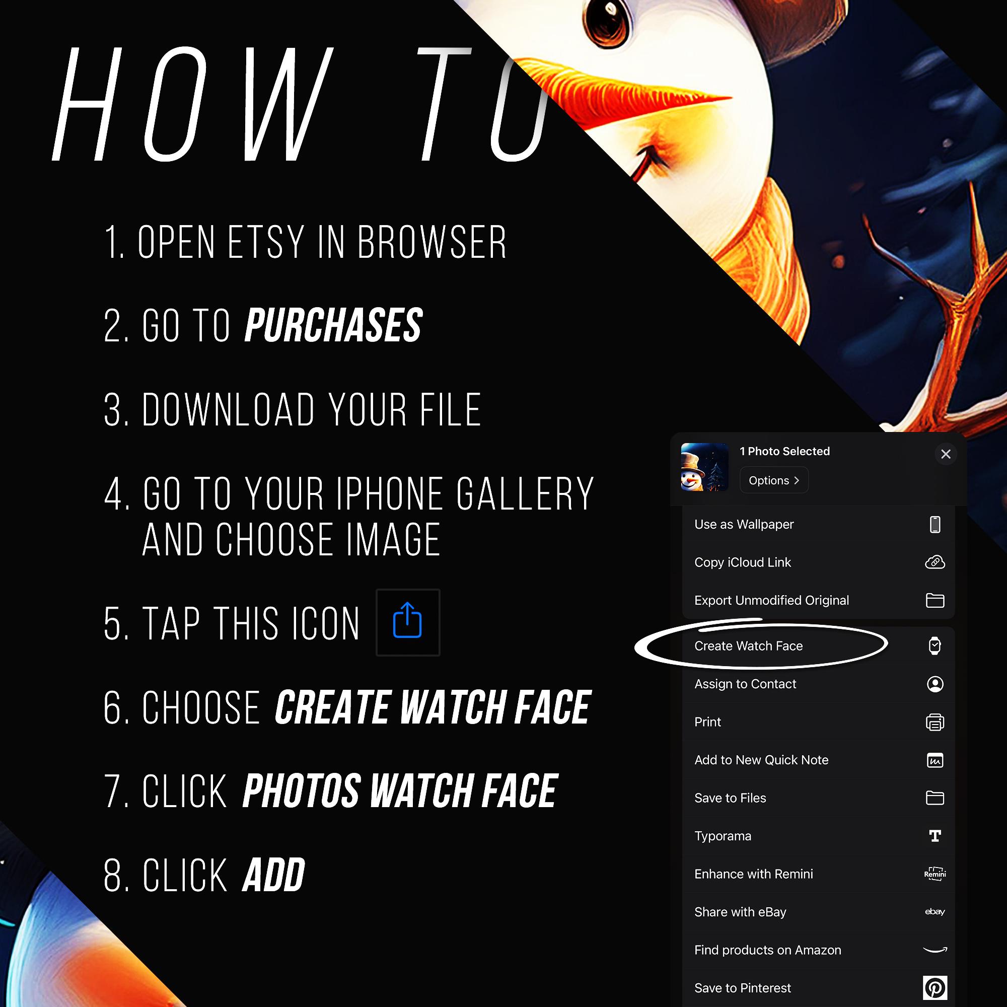 Snowman Apple Watch Face Wallpaper, Cute Christmas Snowman Watch Face ...