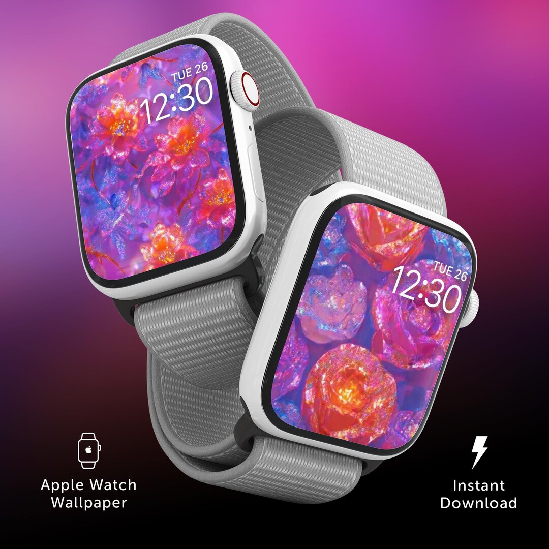 Glitter Apple Watch Face Wallpaper, Sparkly Watch Face, Glimmer Watch ...