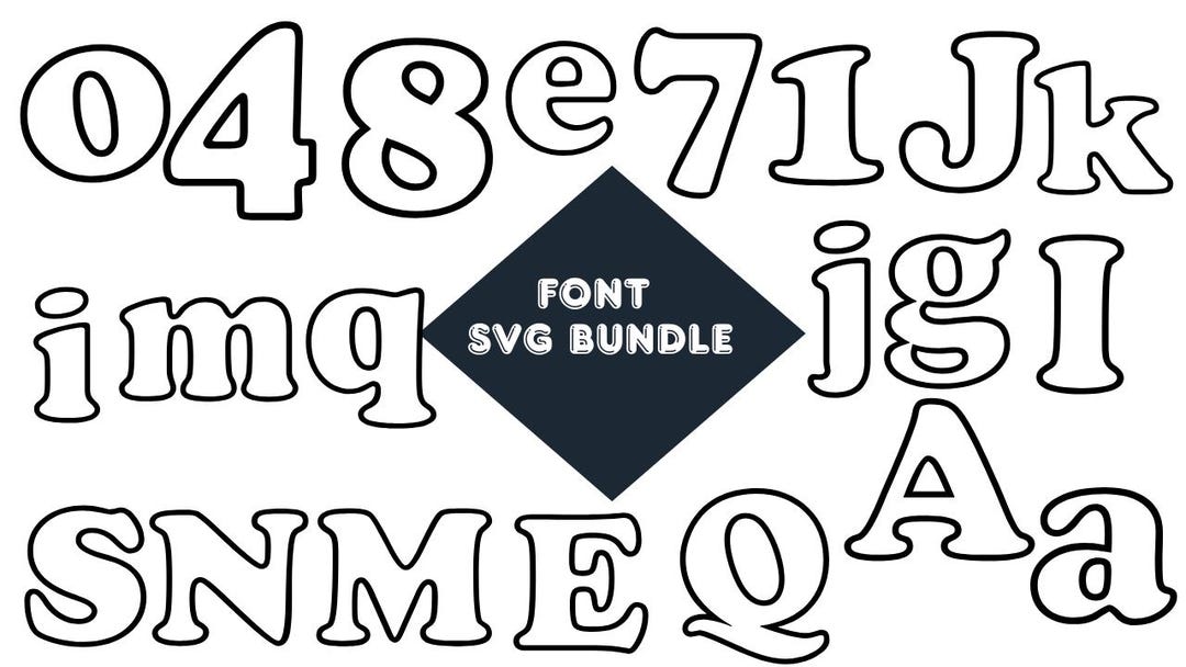 Font SVG Bundle – Handwritten, Script, and Bold Lettering SVG Files for ...