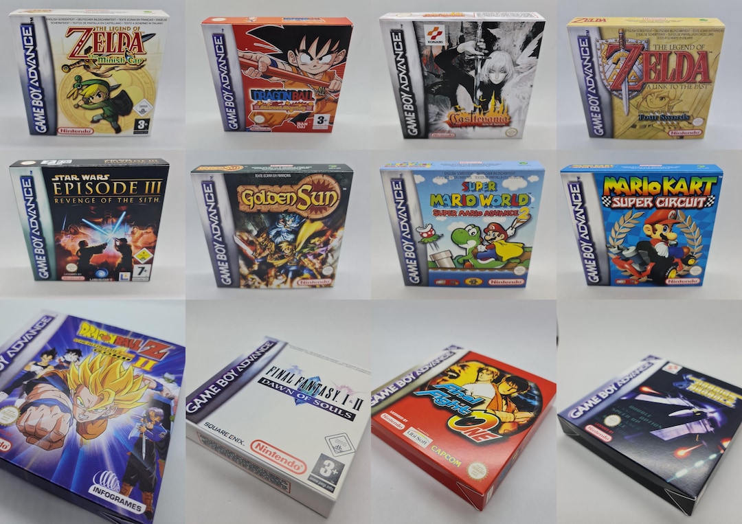 Game Boy Advance - Japanese Version - GBA Repro Deco Box - Superior ...