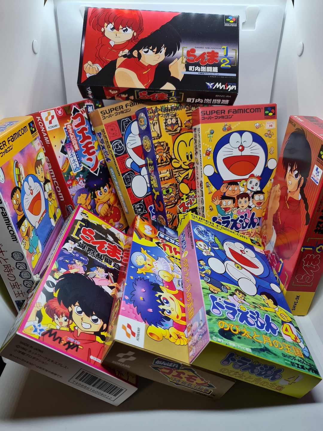 SNES - Japanese Version (1/2) - Reproduction Box With Decoration and ...