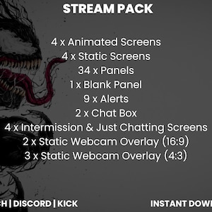 Animated Twitch Stream Pack | Twitch Screen Overlay | Animated Screens ...