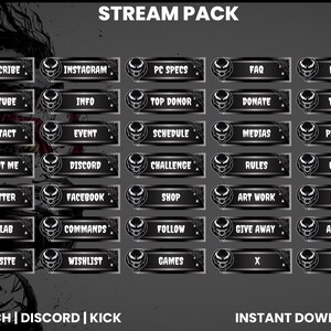 Animated Twitch Stream Pack | Twitch Screen Overlay | Animated Screens ...