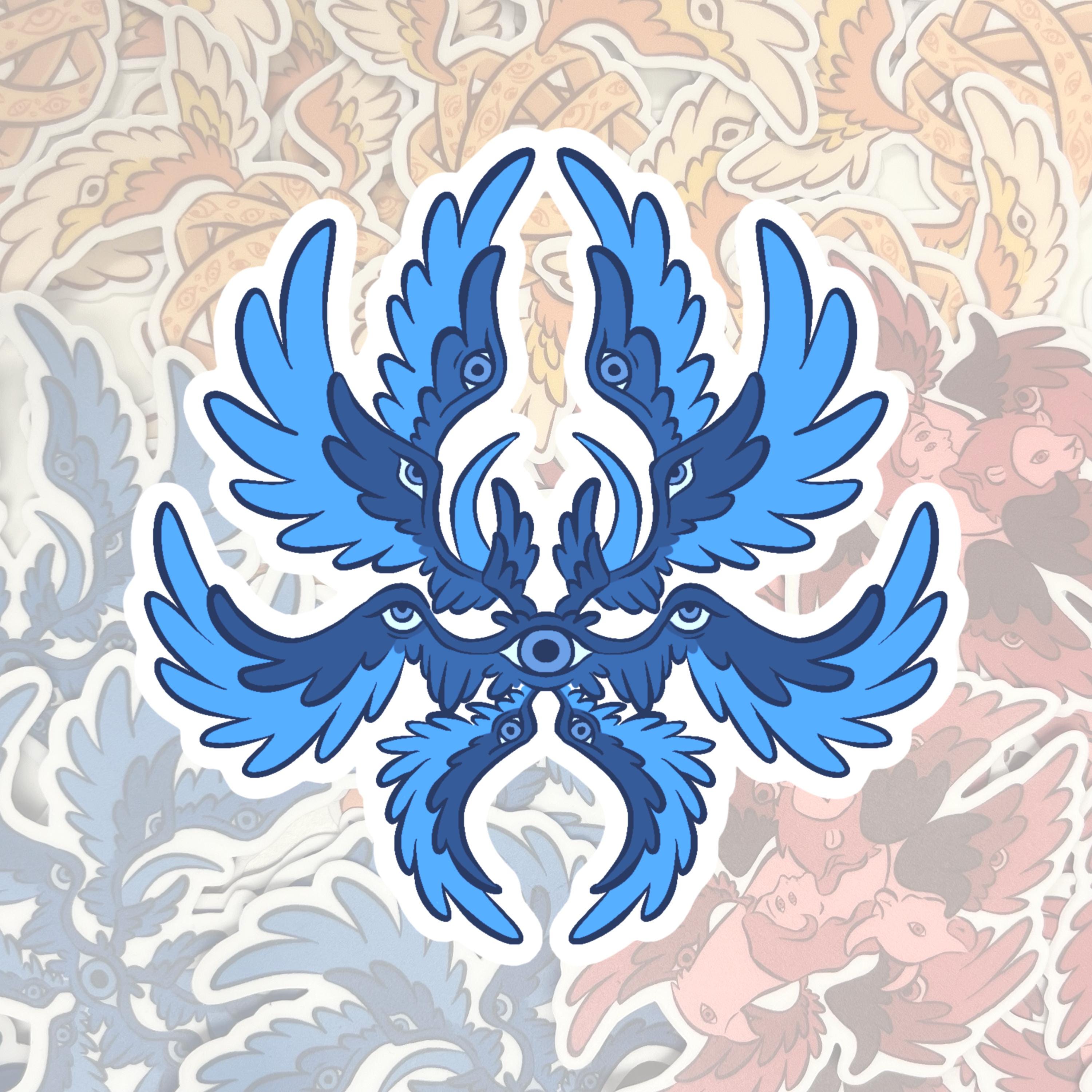 Biblically Accurate Angel Vinyl Stickers | Ophanim Seraphim Cherubim ...