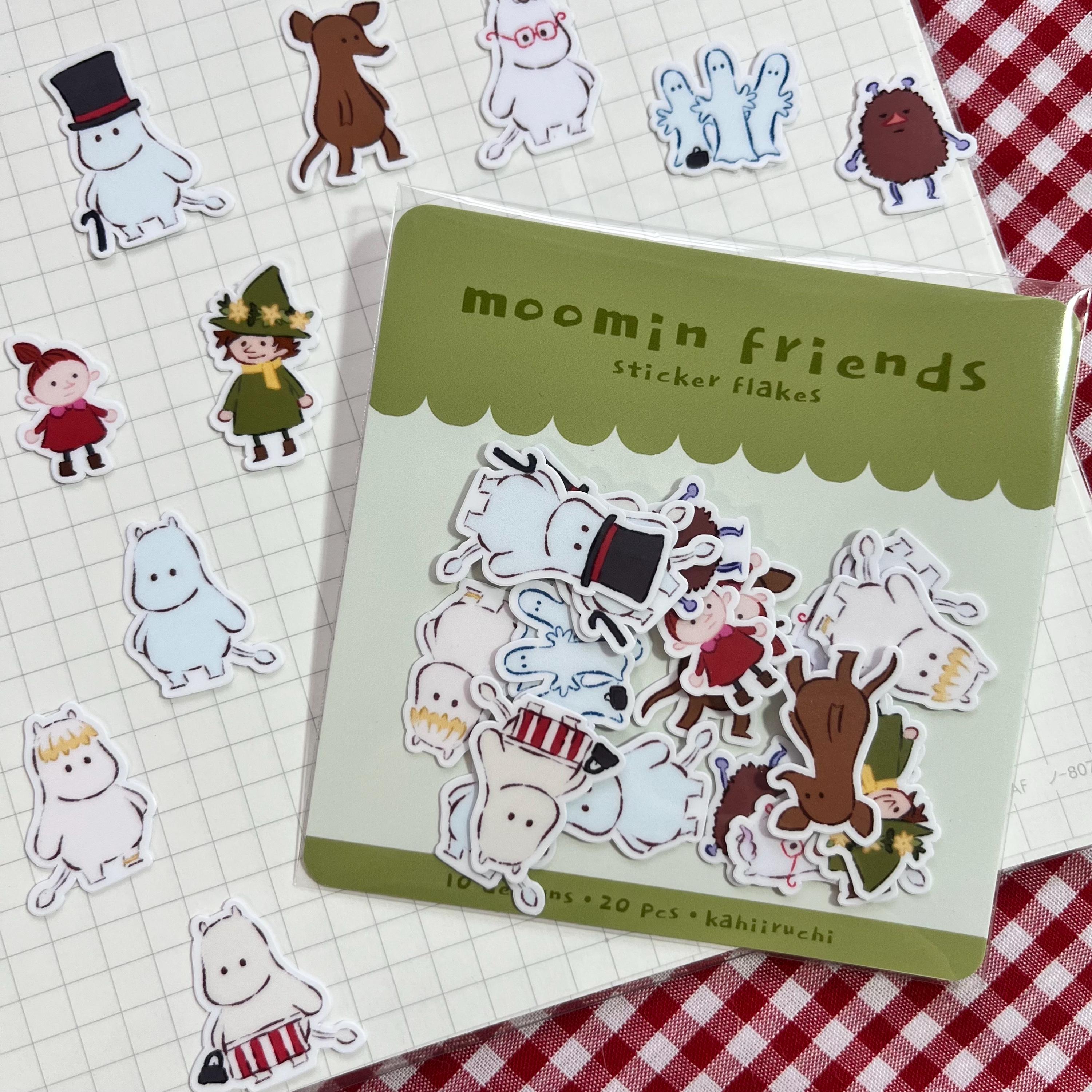 Moomin Sticker Flakes | 20pc Moominvalley Character Stickers Diecut ...