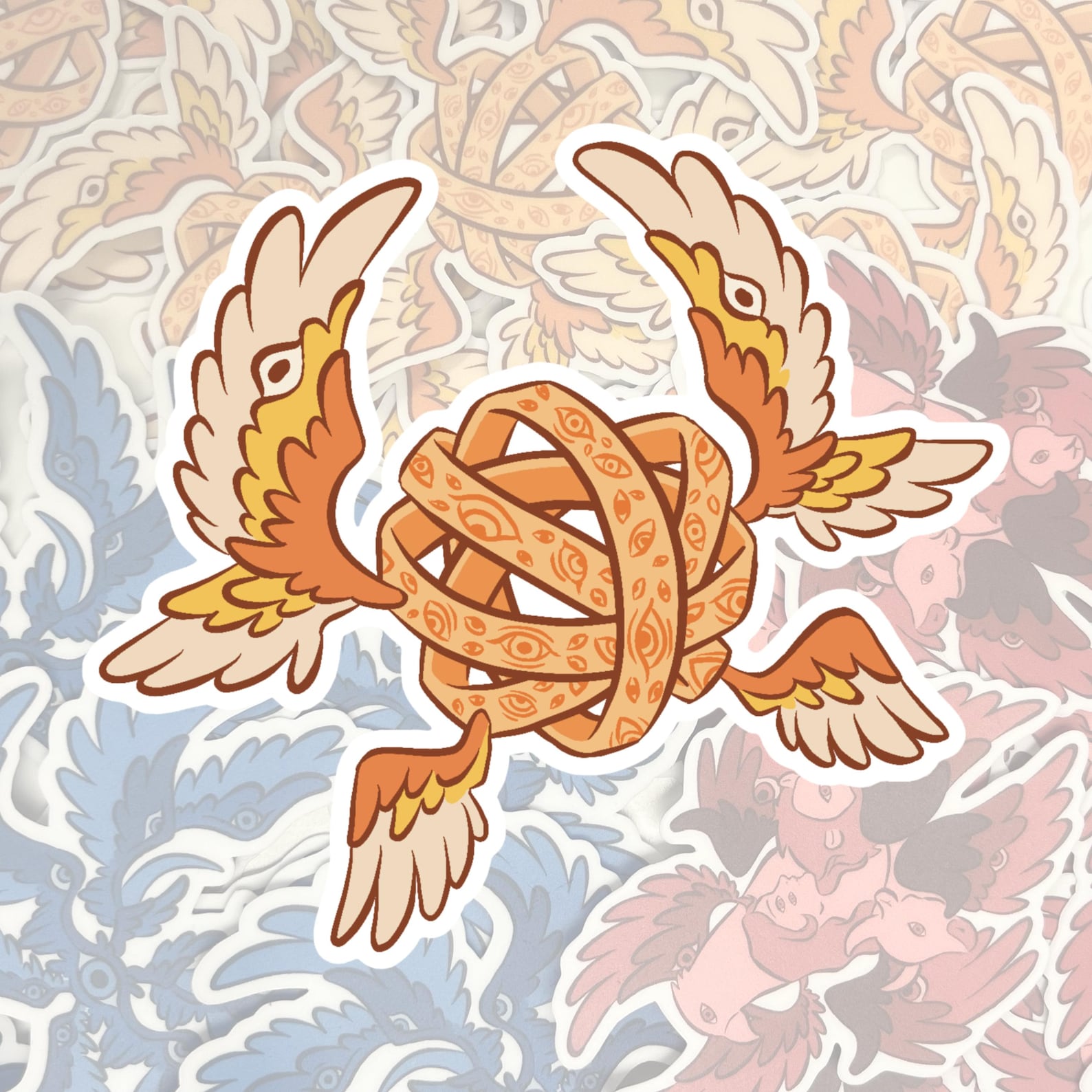 Biblically Accurate Angel Stickers Diecut Vinyl | Ophanim Seraphim ...