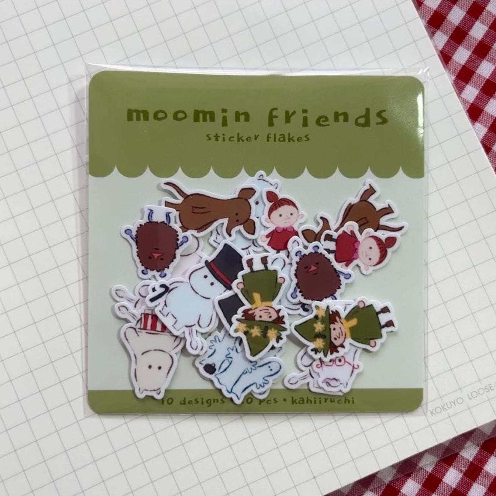 Moomin Sticker Flakes | 20pc Moominvalley Character Stickers Diecut ...