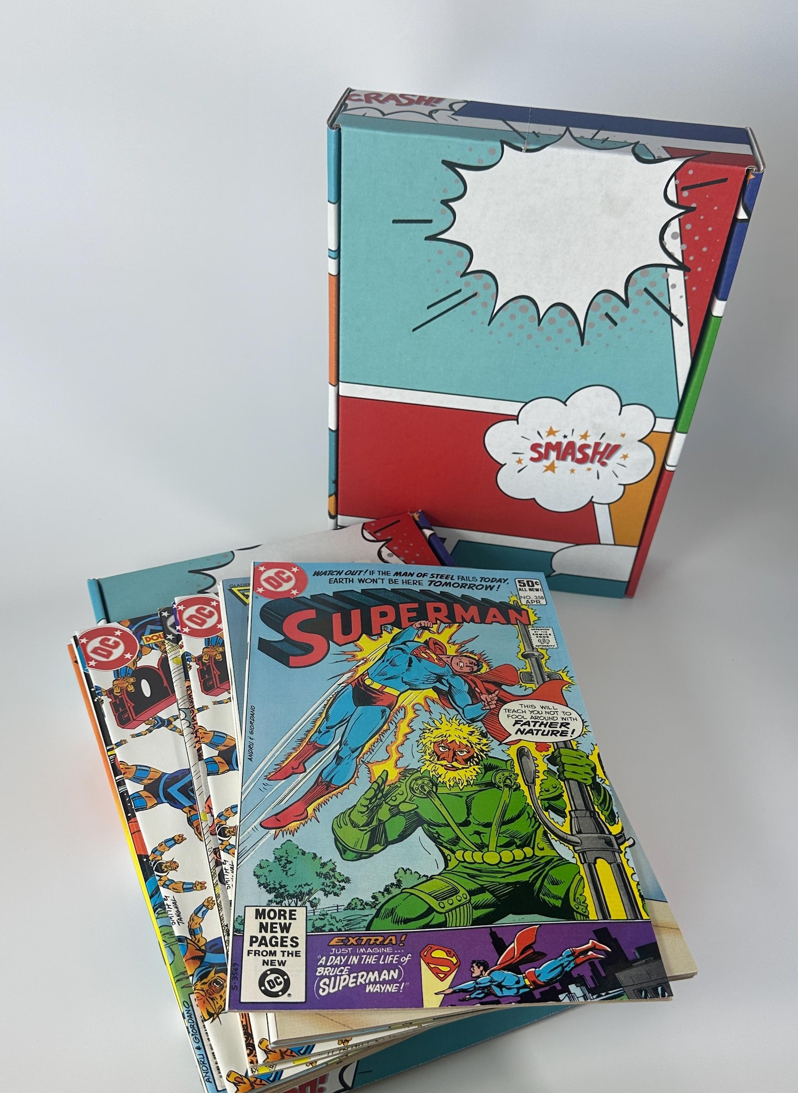 Vintage Comic Book Bundle: 20 Random Comics in Gift Box - Etsy