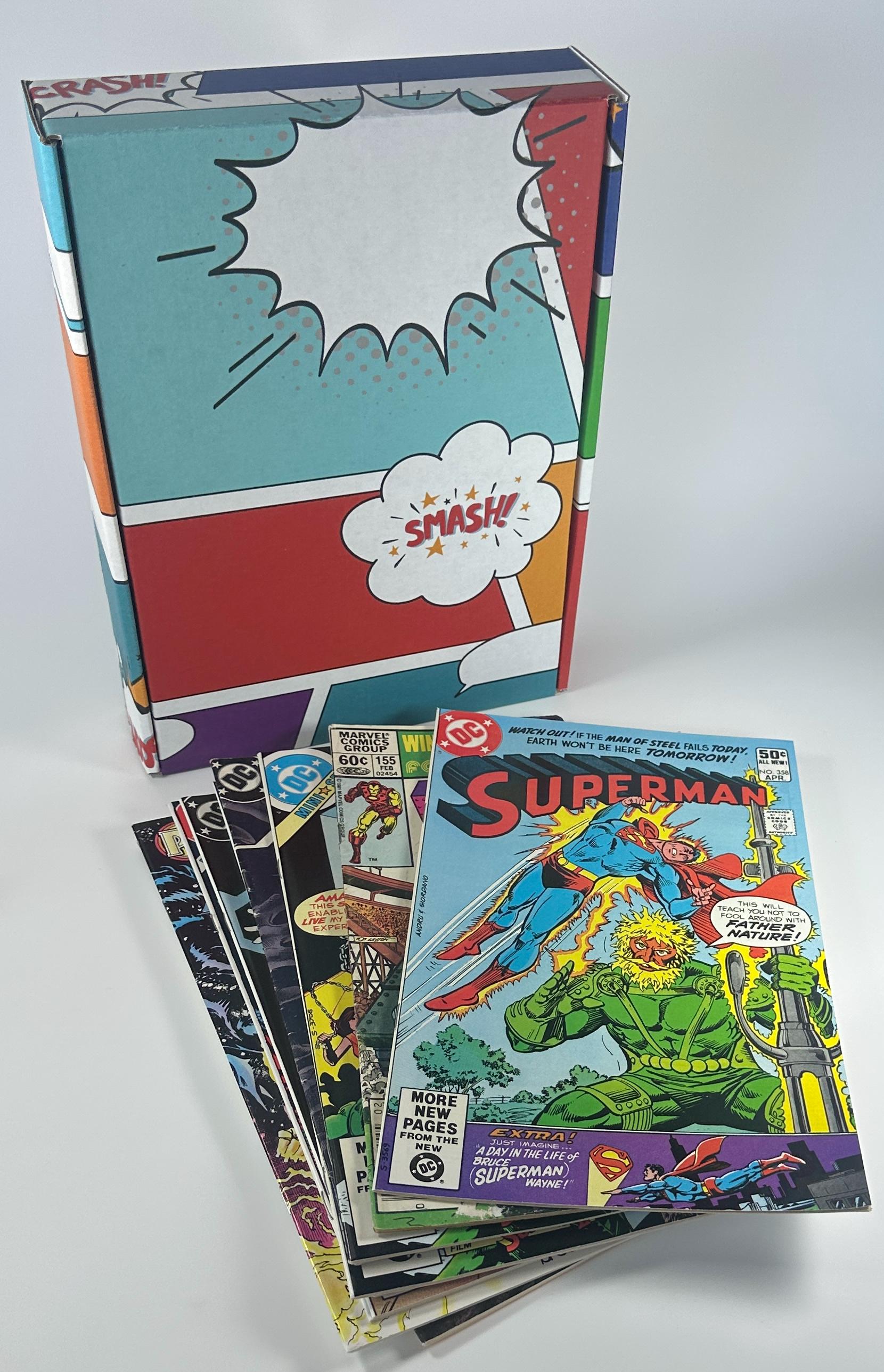 Vintage Comic Book Bundle: 20 Random Comics in Gift Box - Etsy