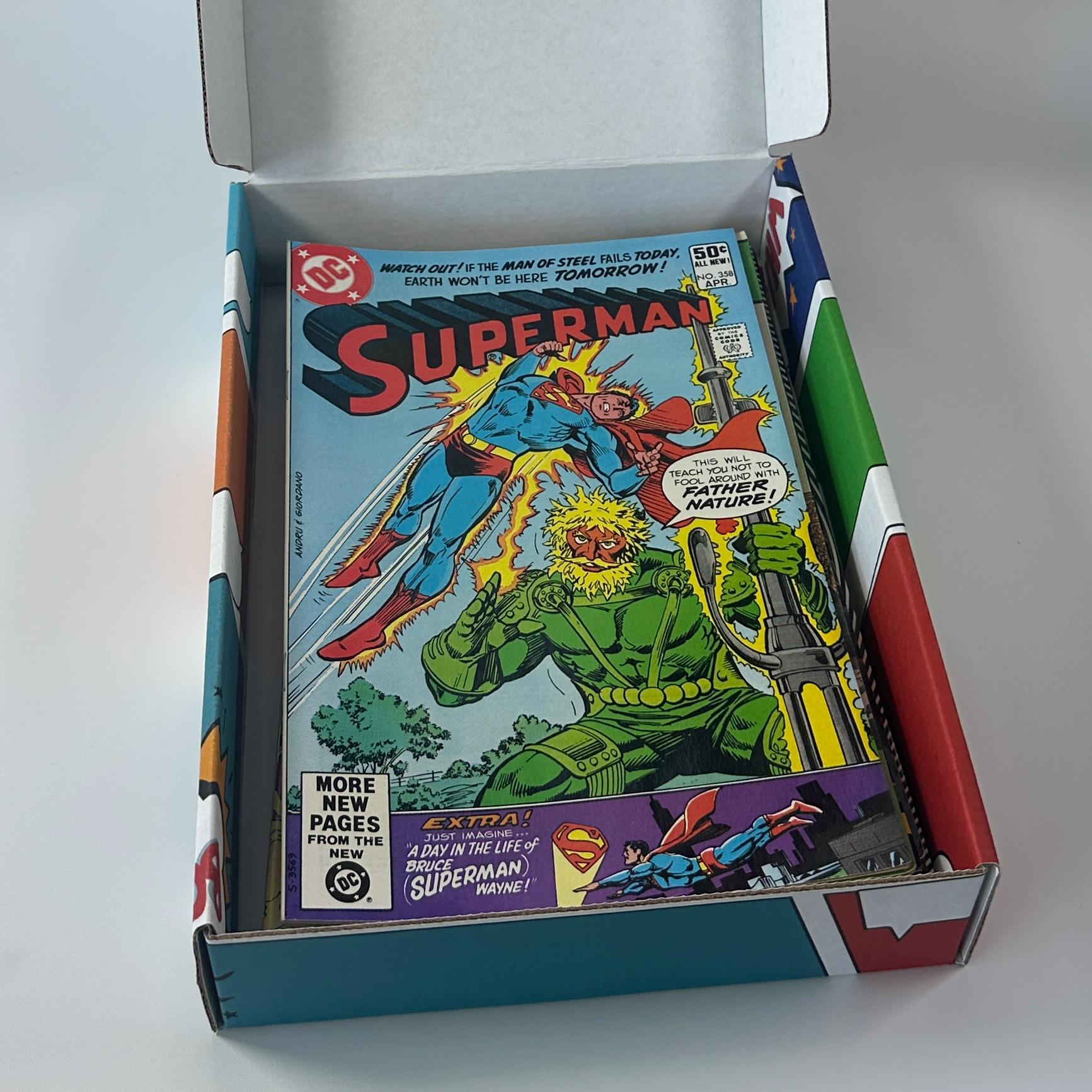 Vintage Comic Book Bundle: 20 Random Comics in Gift Box - Etsy
