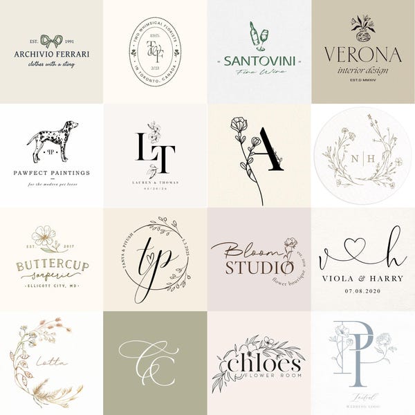 Fashion Vintage Logos - Etsy UK