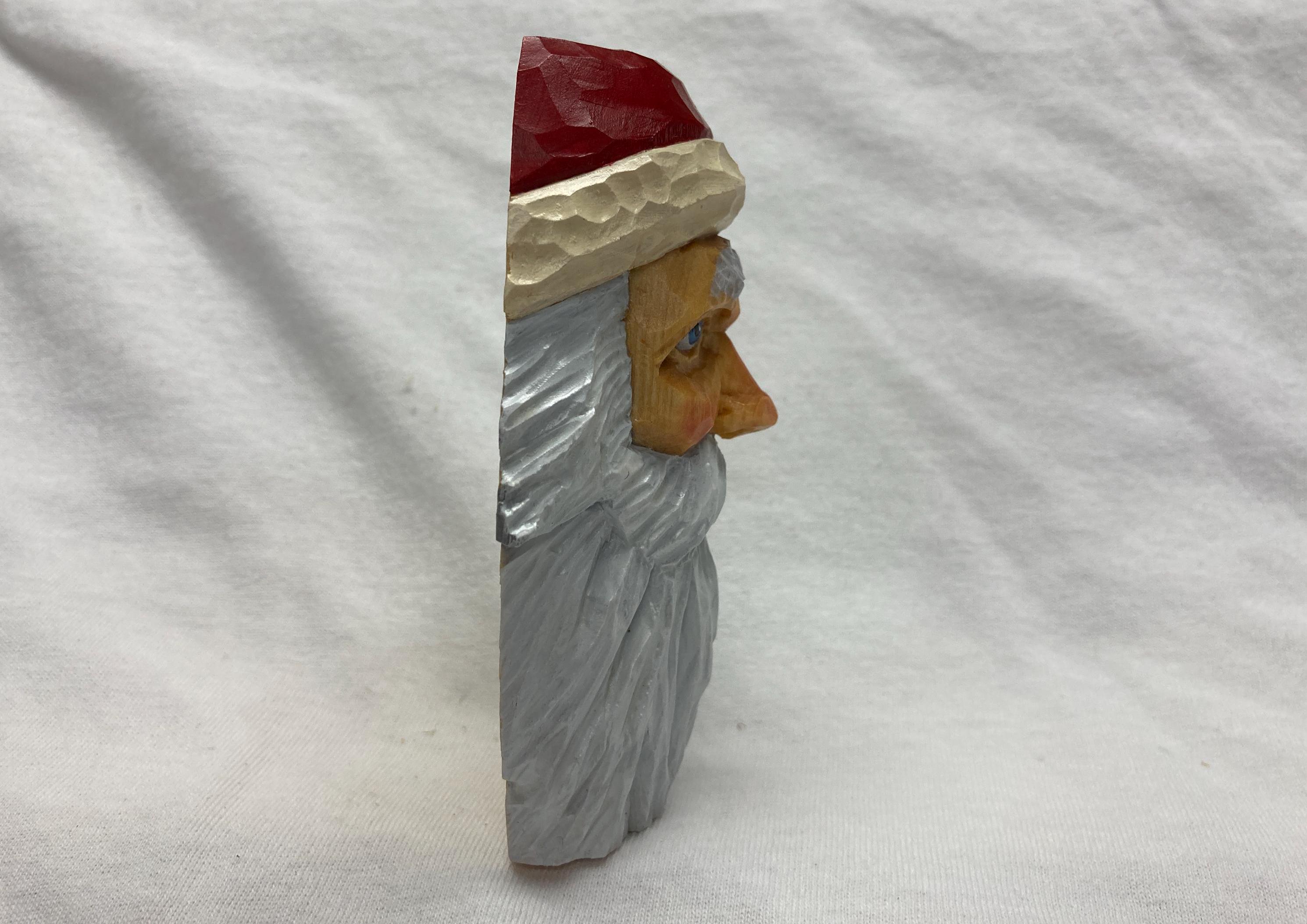 Hand-carved Santa Claus - Etsy