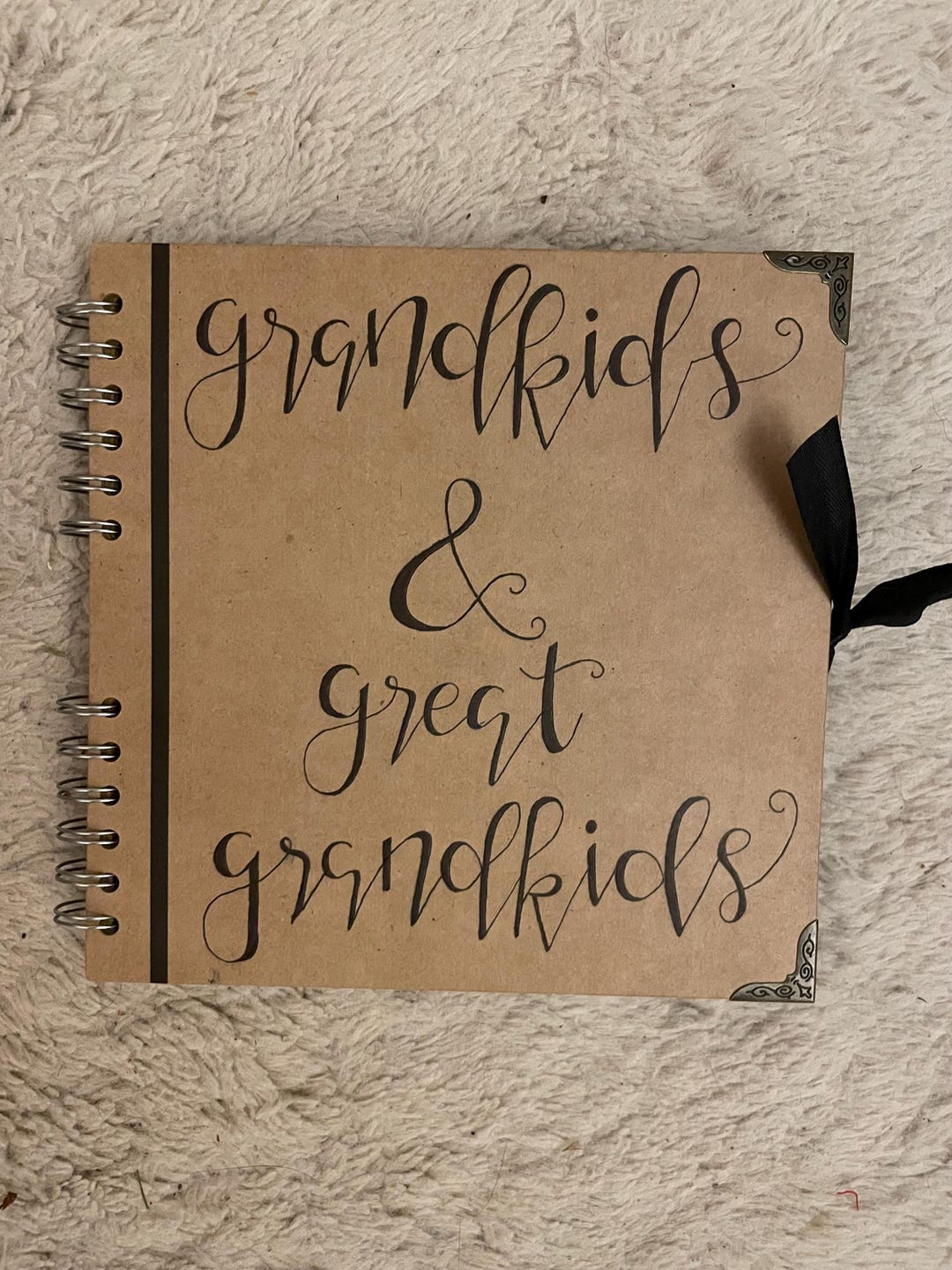 Custom Calligraphy Photo Album - Etsy