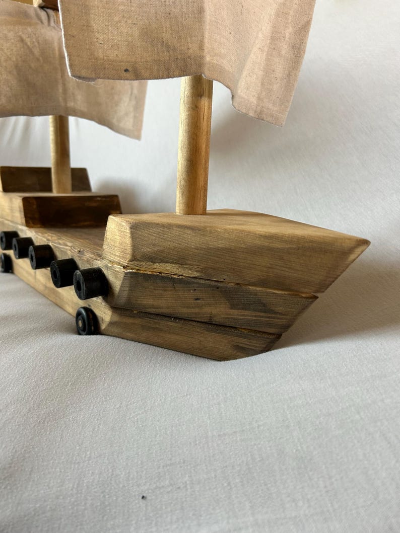 Personalized Wooden Toy Pirate Ship - Etsy