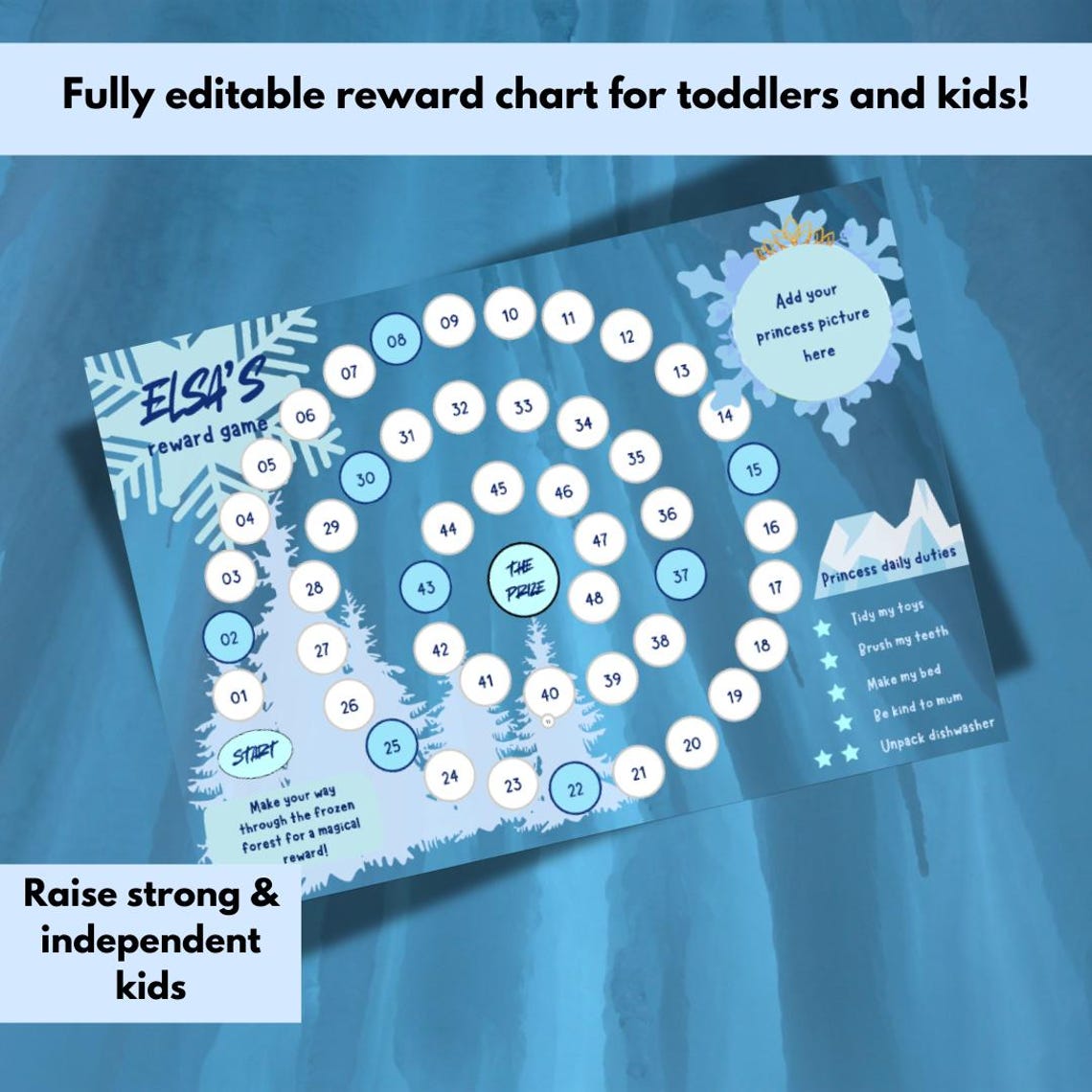 Printable Reward Chart Game | Fun & Motivating for Kids | Printable ...