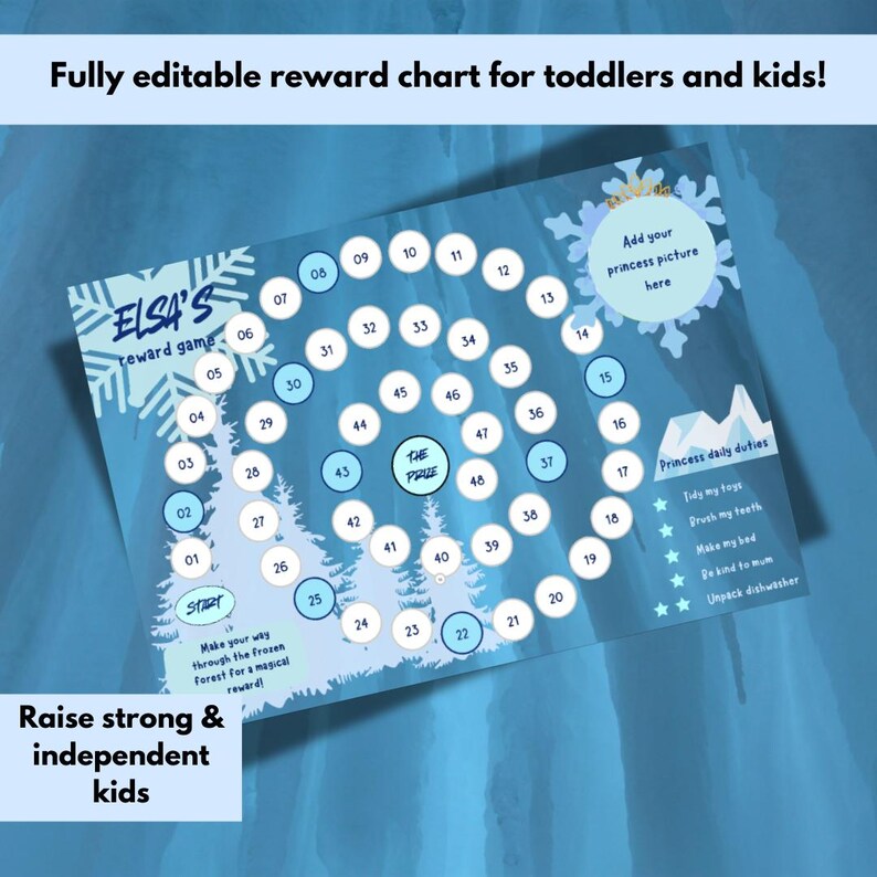 Printable Reward Chart Game | Fun & Motivating for Kids | Printable ...