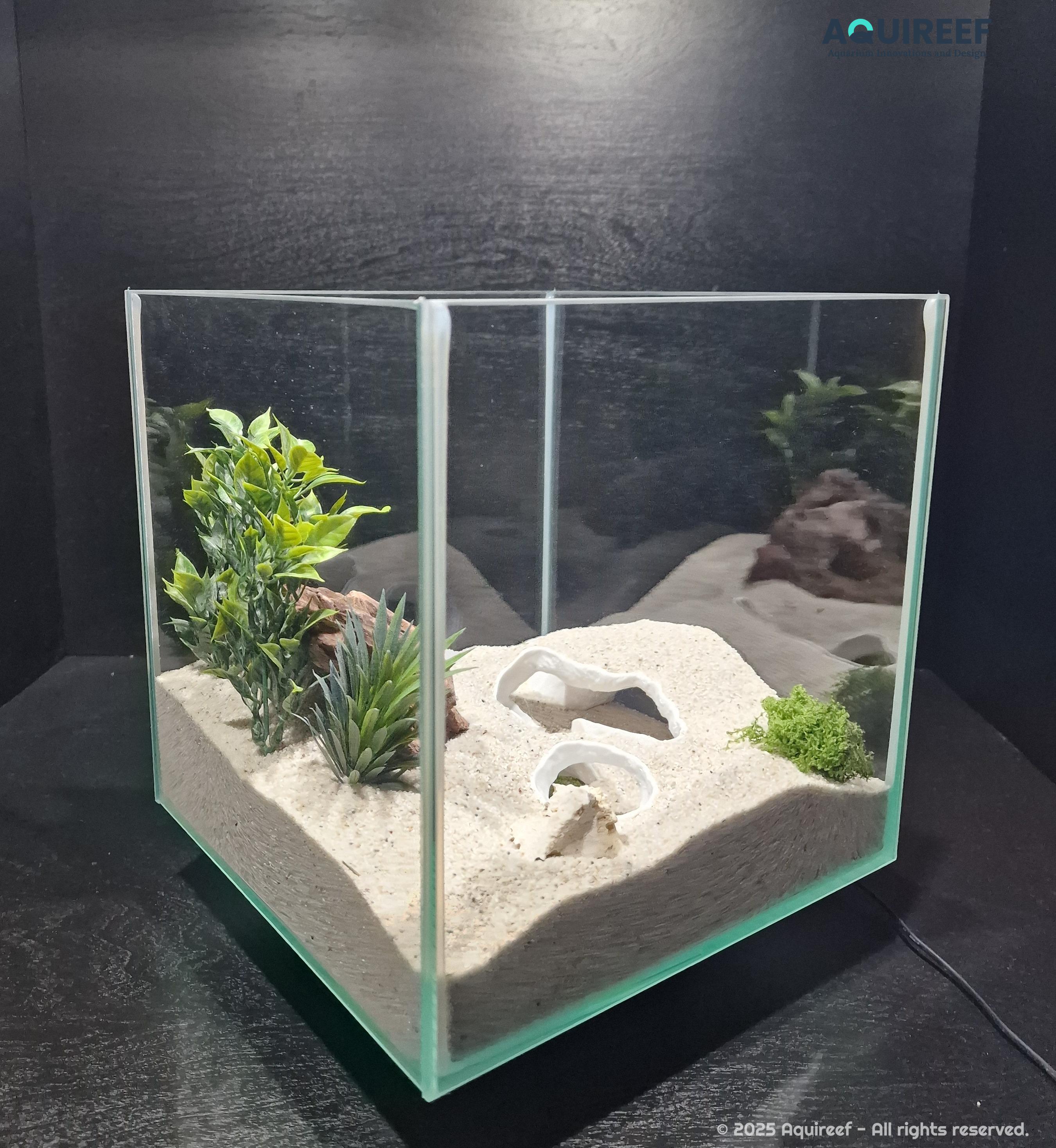 Vivarium Big Observation Cave, Aquarium Terrarium Decor, Fish, Crab ...