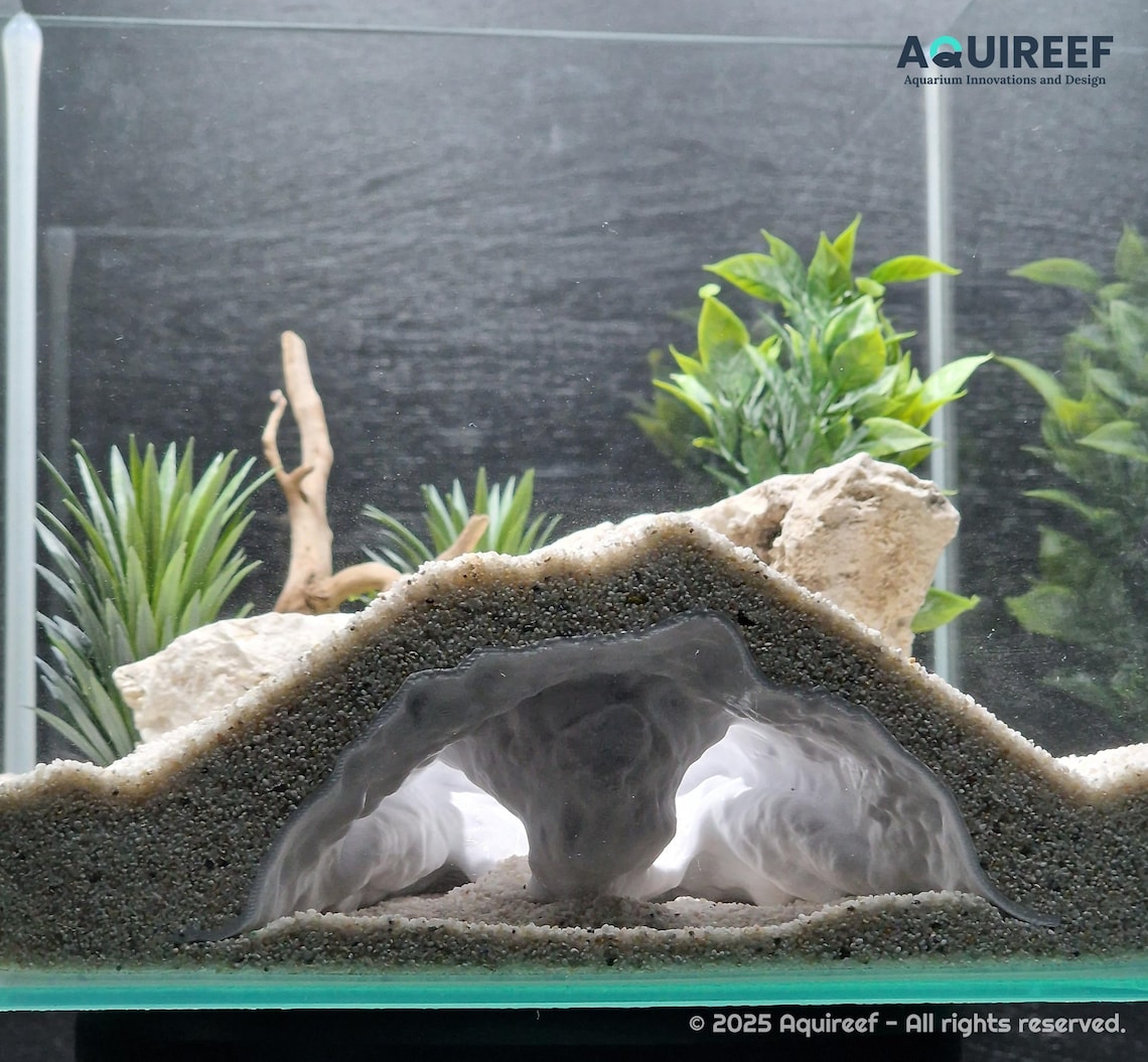 Aquarium & Terrarium Tunnel Cave, 3D Printable Fish Tank and Terrarium ...
