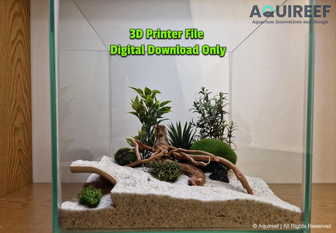 Reef Corner Cave STL File | 3D Printable Fish Shelter | Aquarium ...