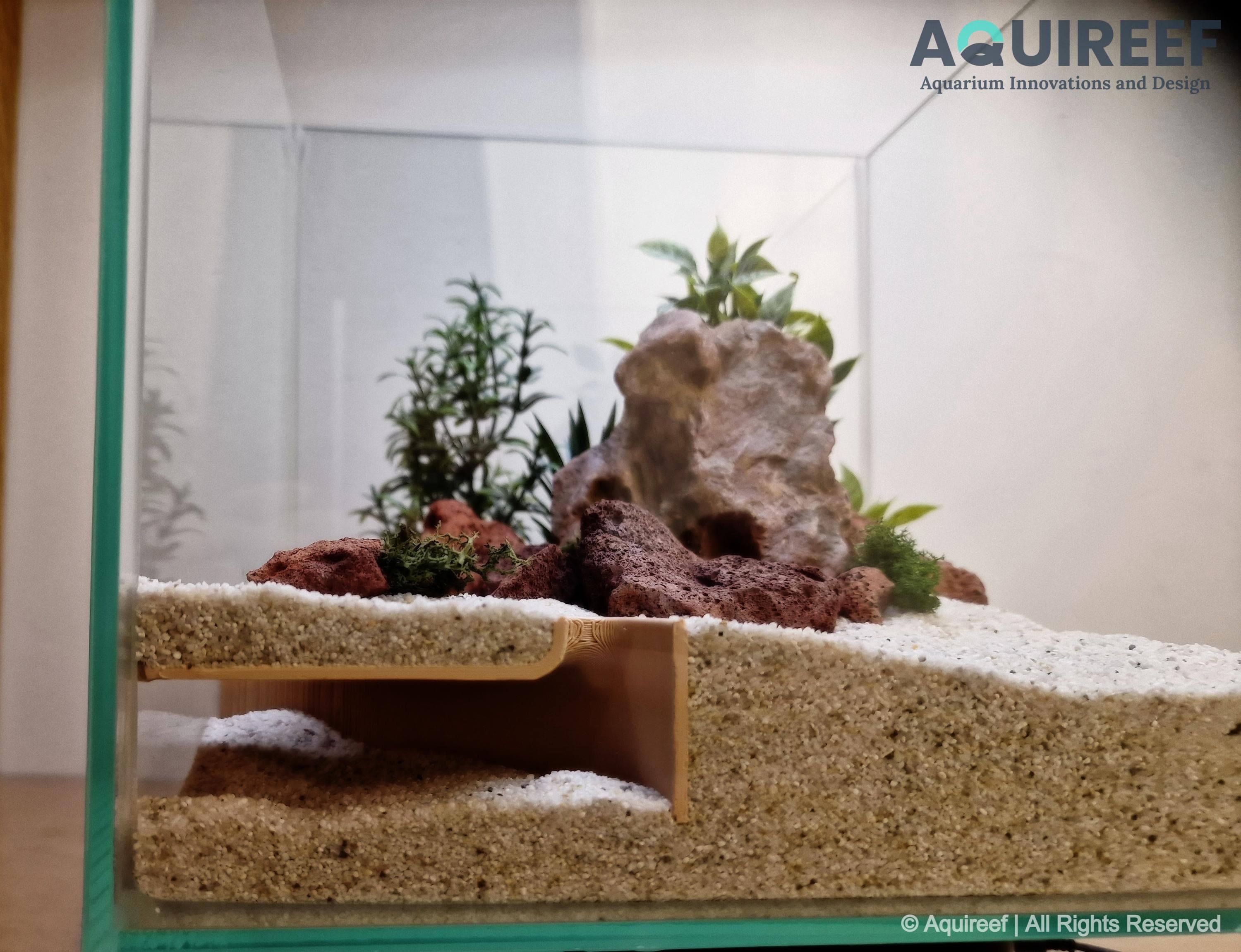 Aquarium Corner Cave | Fish Hideout | Terrarium Decoration | 3D ...