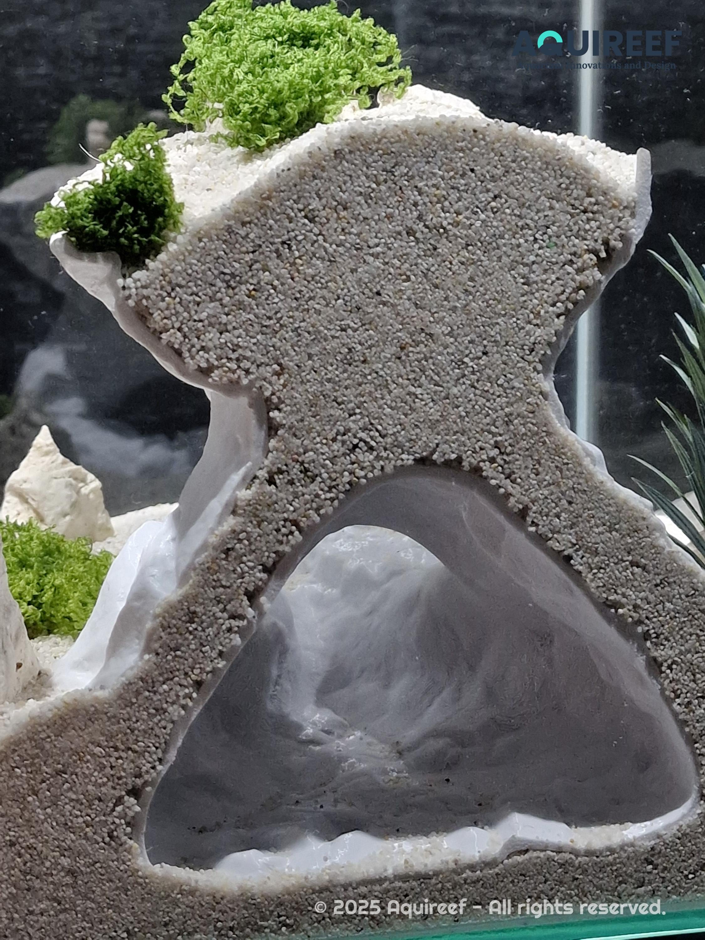 Printable Aquarium & Terrarium Cave STL, Vertical Cliff Hide Shelter ...