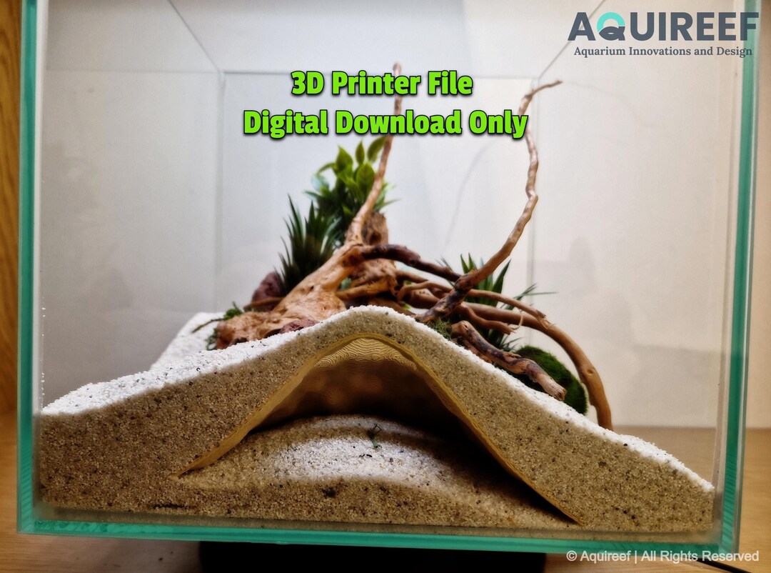 Aquarium Tunnel Cave | Nano Fish Hideout | Terrarium Decoration | 3D ...