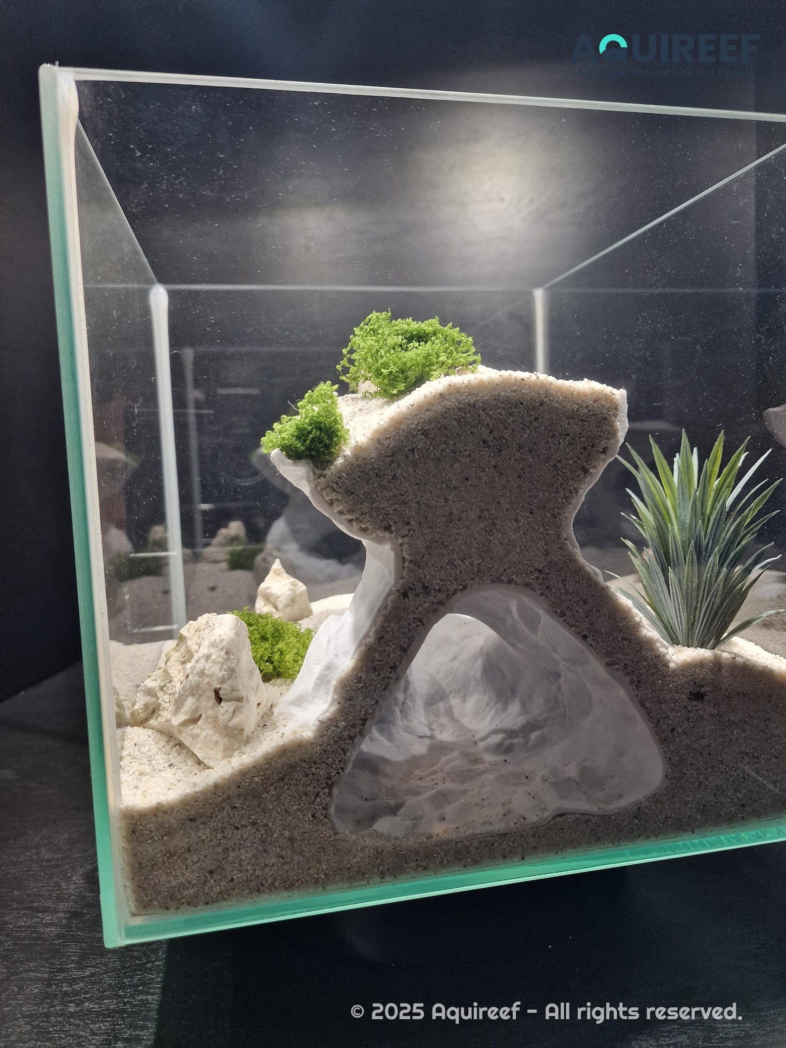 Printable Aquarium & Terrarium Cave STL, Vertical Cliff Hide Shelter ...
